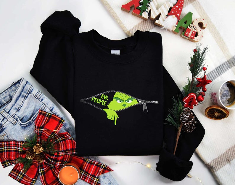 Ew People Grinch Svg Grinch Ew People Svg Png Ew People Grinch Png Eww ...