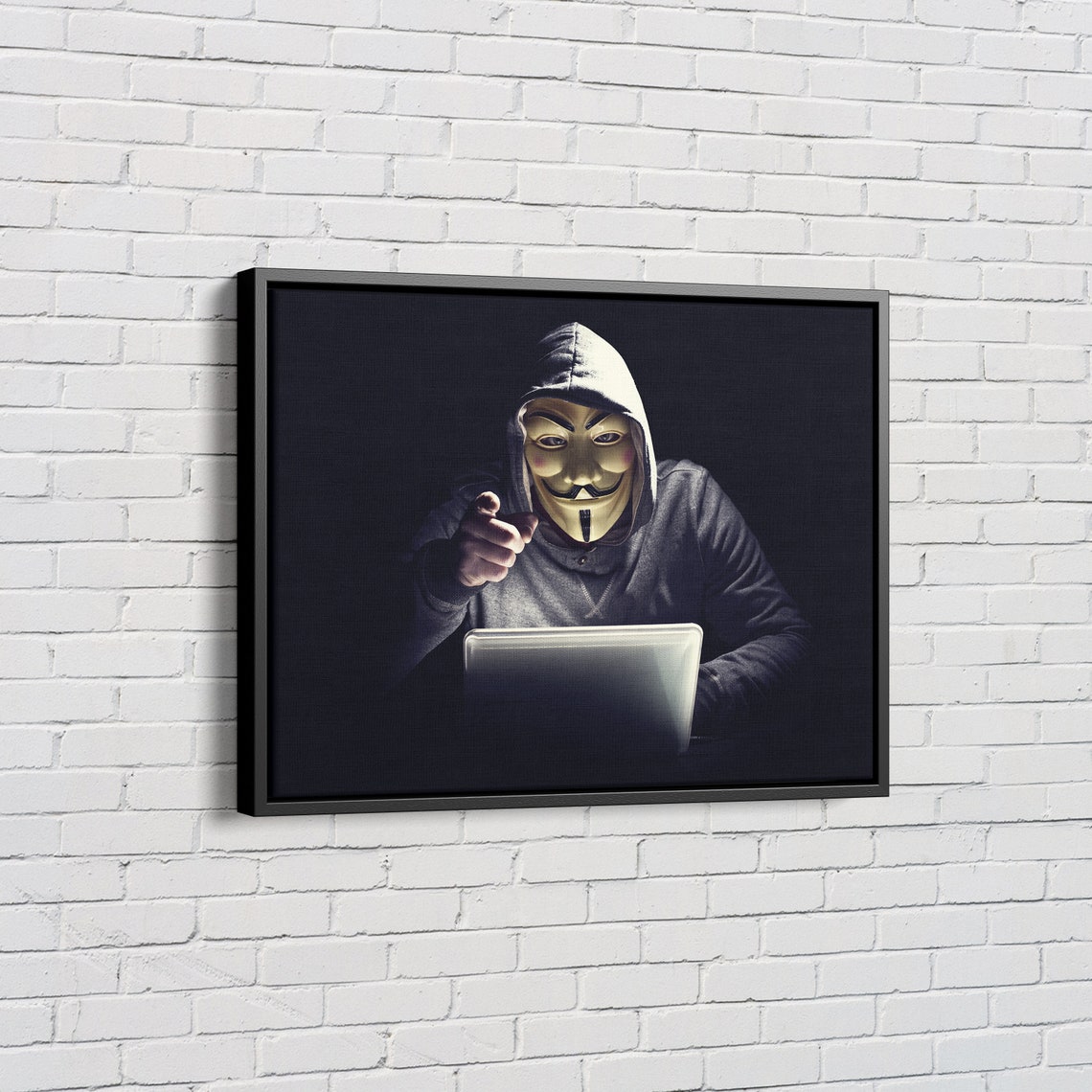Hacker Poster Hack Hacking Internet Computer Art Canvas Print | Etsy