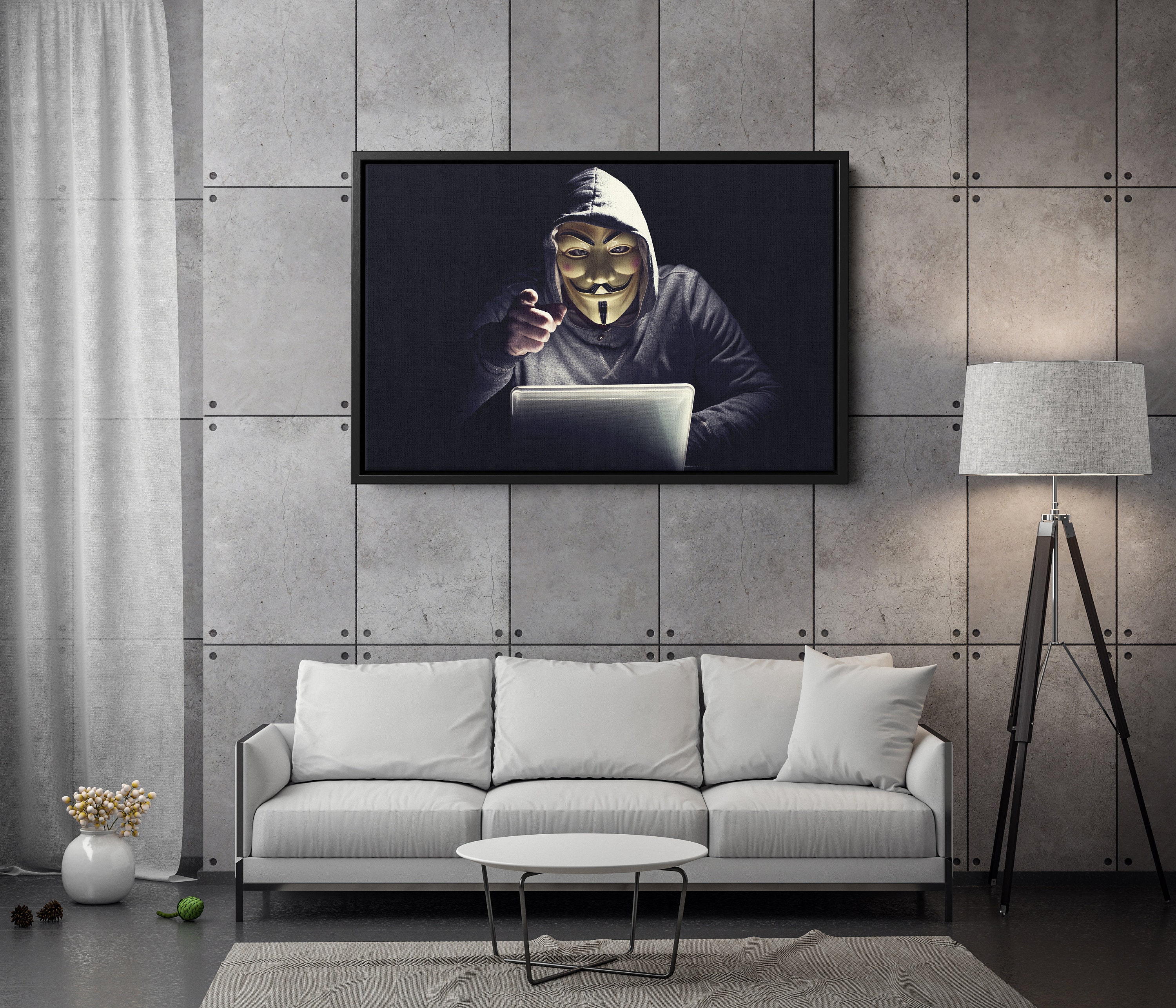 Hacker Poster Hack Hacking Internet Computer Art Canvas Print | Etsy