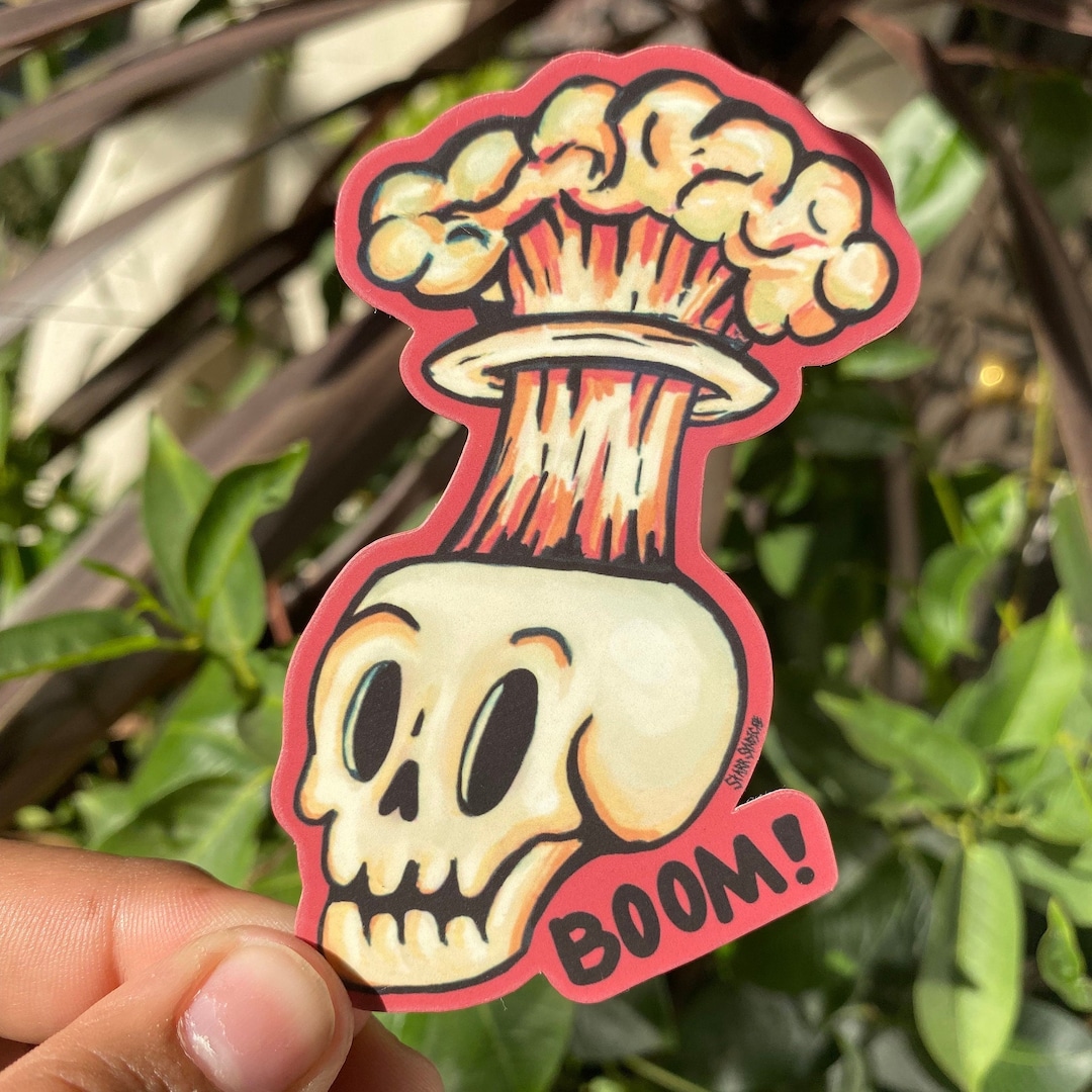 Mind Blown | Witchcraft Stickers, Laptop, Skateboard, Hydro Flask ...