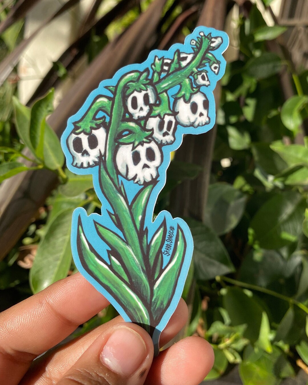 Deadly Flower | Witchcraft Stickers, Laptop, Skateboard, Hydro Flask ...
