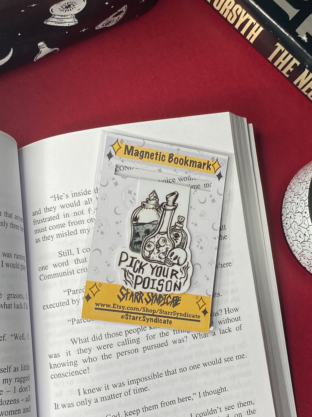 Pick Your Poison Magnetic Bookmark L Page Holder Gifts, Spooky ...