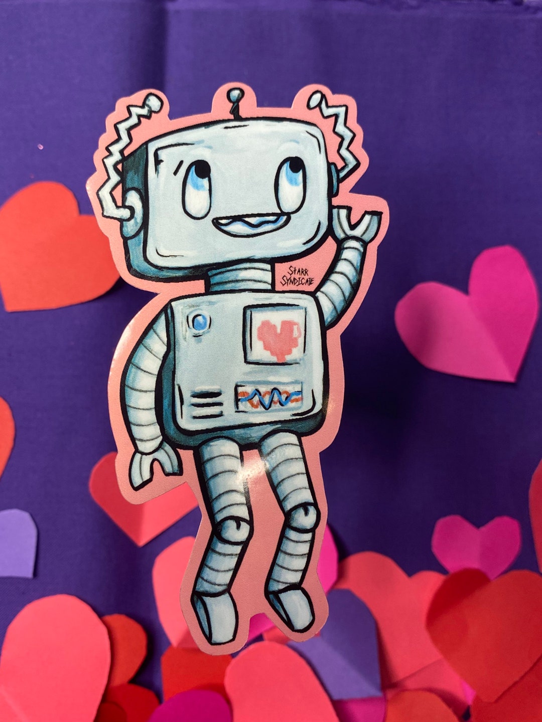 Love Robot | Witchcraft Stickers, Laptop, Skateboard, Hydro Flask ...