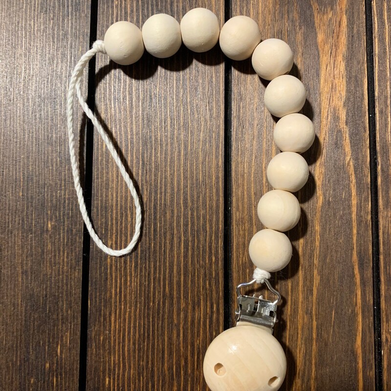 Wood Pacifier Clip - Etsy
