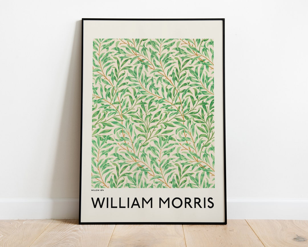 William Morris Blue Willow Pattern Wall Art High Quality Print ...