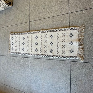 CUTE Moroccan Runner Rug Handmade Runner Rug Sheep Wool Rug - Etsy
