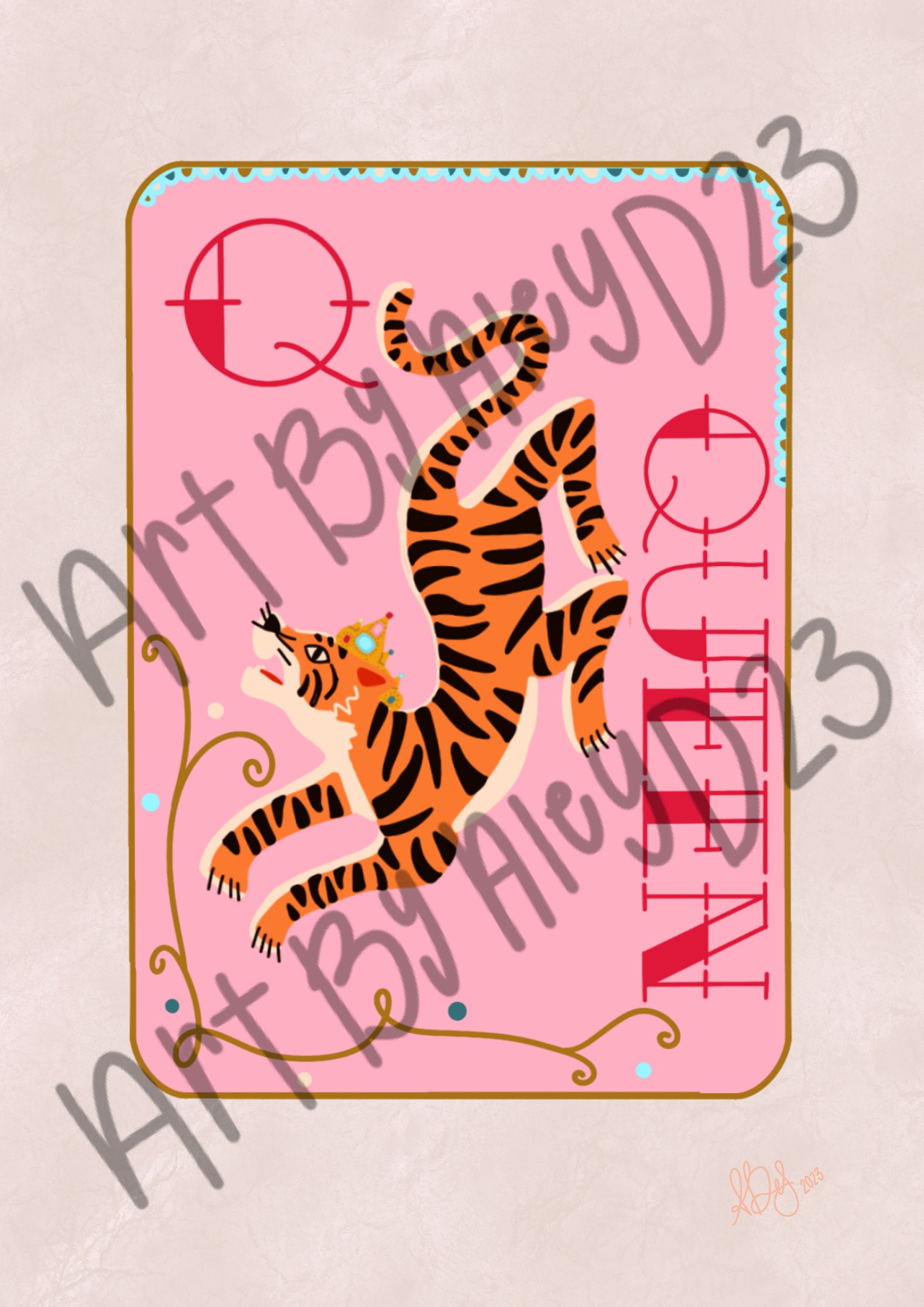 Retro Playing Card Wall Art - Etsy