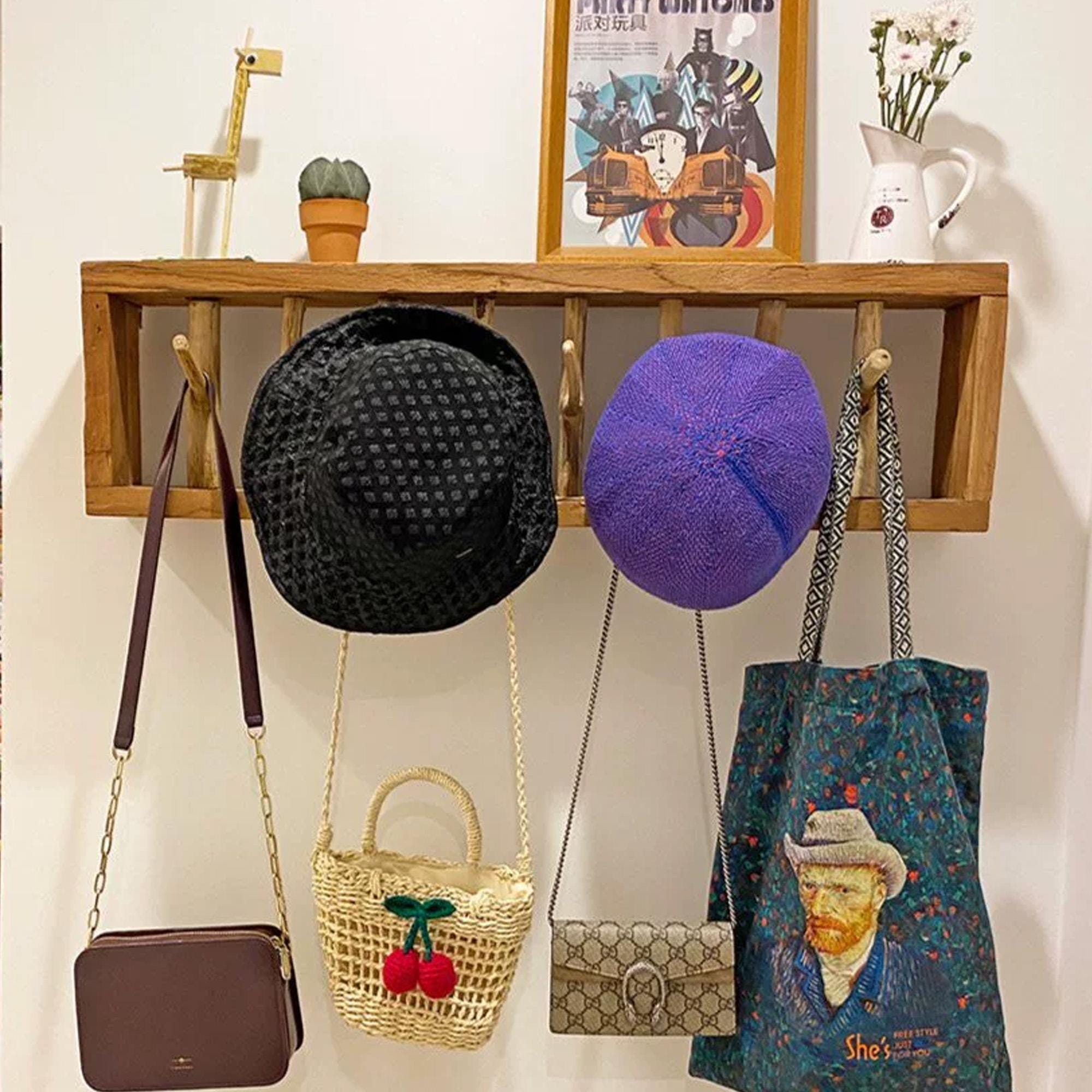 Tree Branch Coat Hooks Solid Wood Rustic Coat Rack Wall Mount Driftwood ...