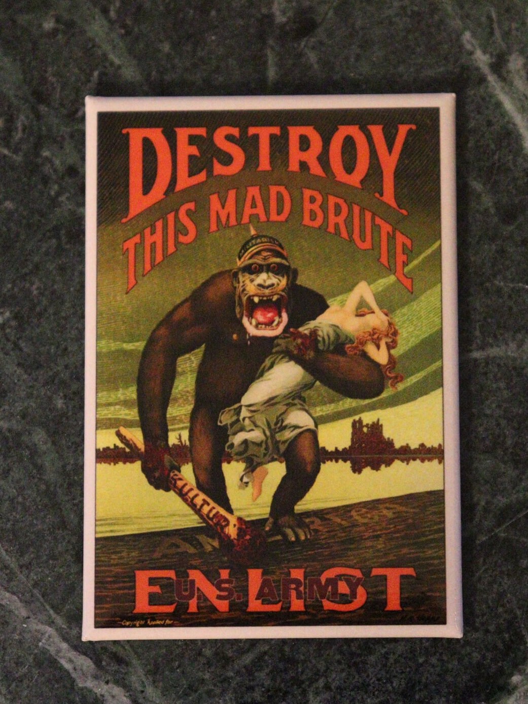 World War 1 Destroy This Mad Brute Enlistment Poster Poster on - Etsy