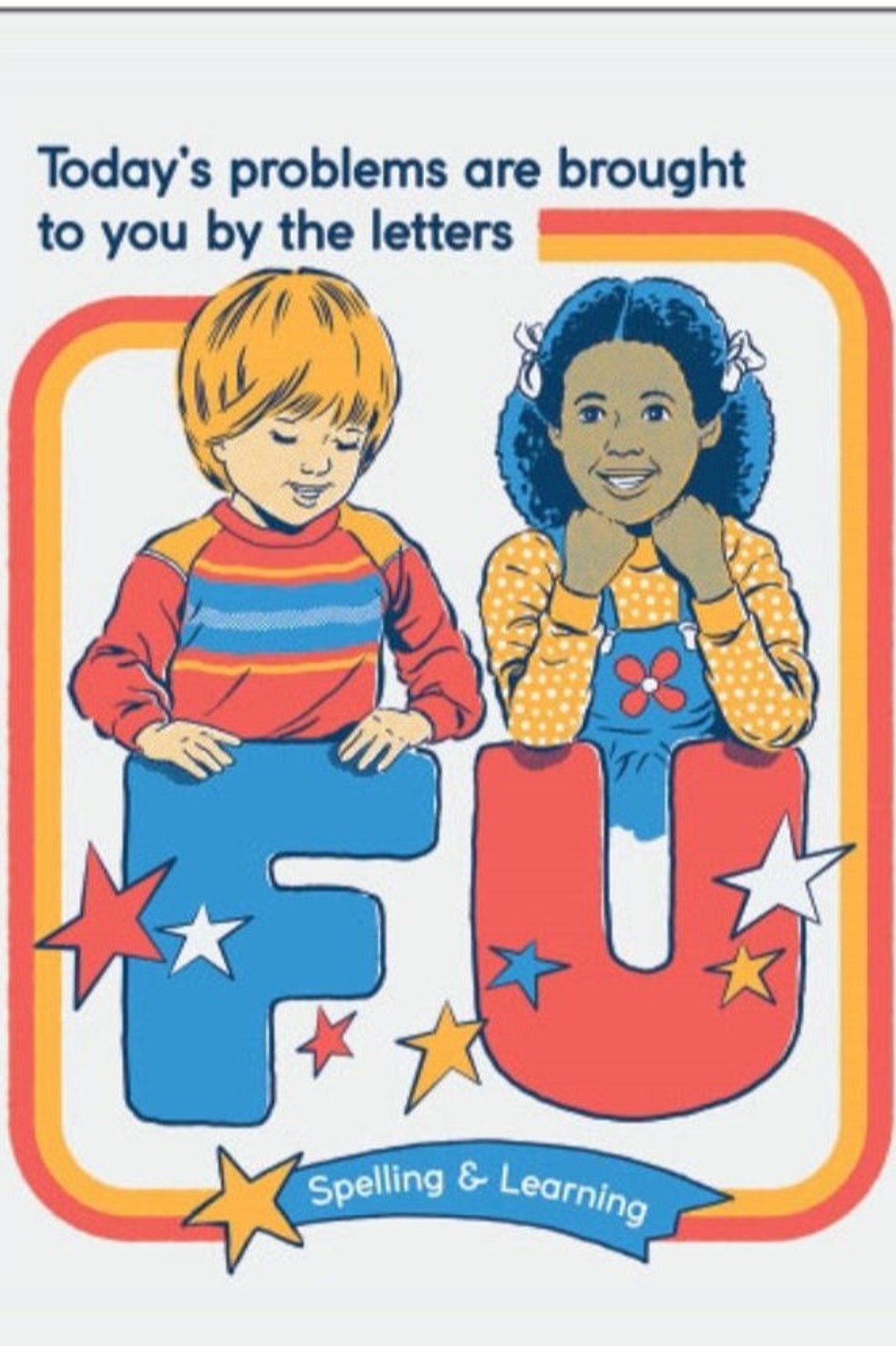 Todays Problems Are Brought to You by the Letters FU on a 2.5x3.5 ...