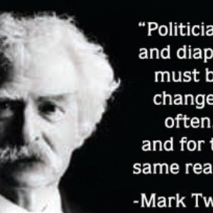 Mark Twain Quote Refrigerator Magnet: Funny Political Humor Gift - Etsy
