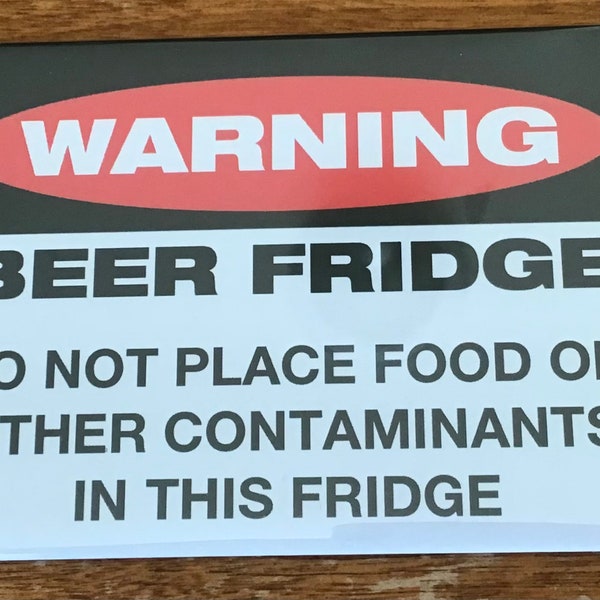 Beer Fridge Signs - Etsy