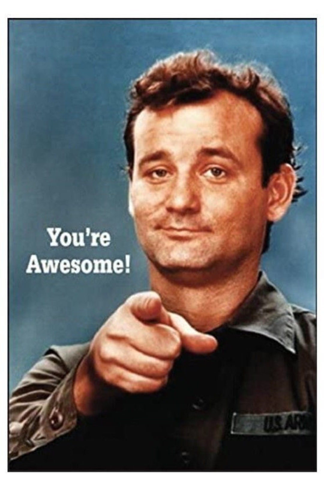 You’re Awesome Words From Bill Murray on a 2x3 Steel Refrigerator ...