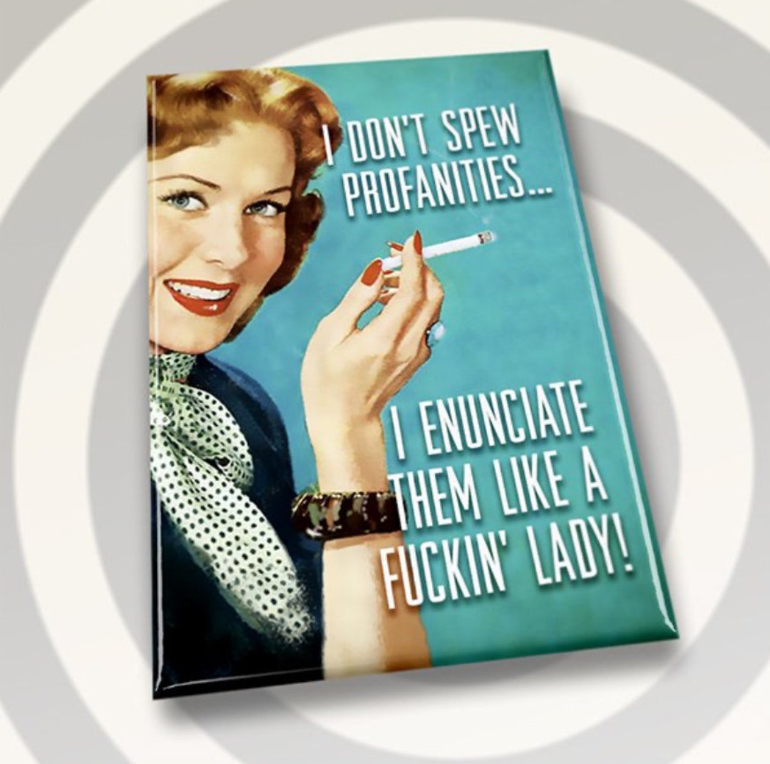 I Don’t Spew Profanities.i Enunciate Them Like A Lady on a 2x3 ...