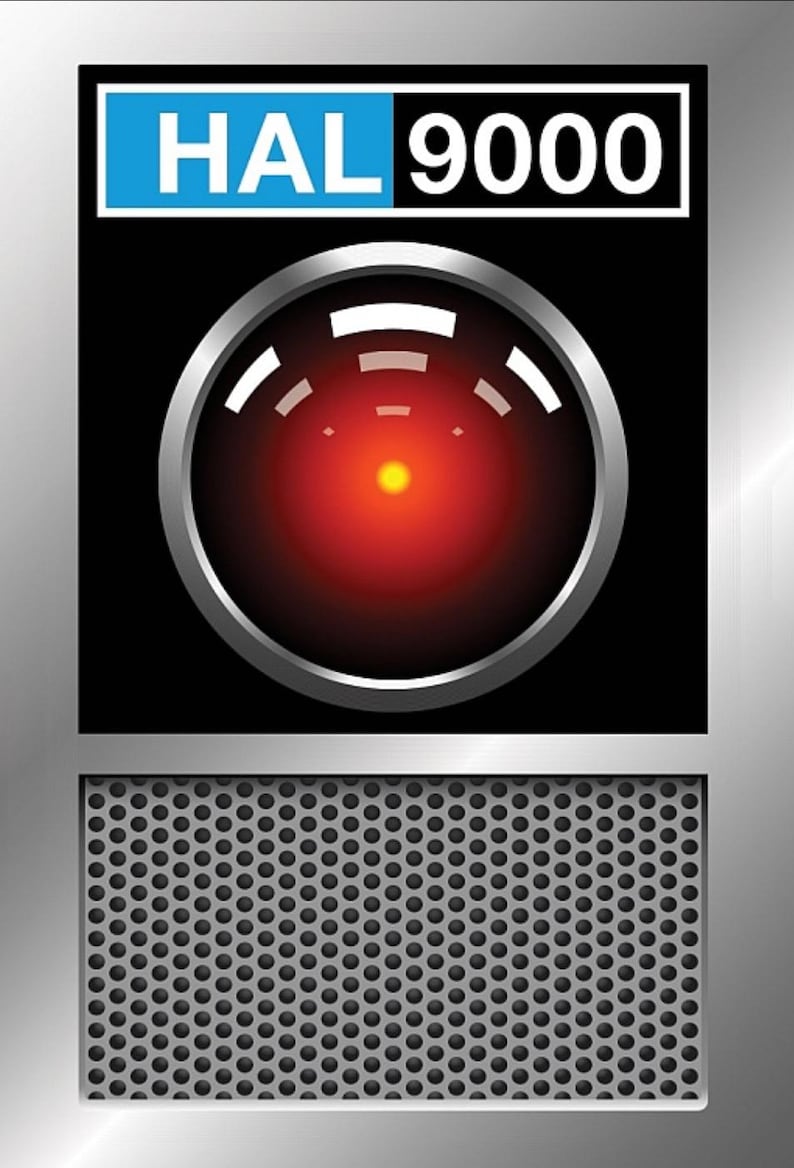 HAL 9000 Magnet: 2001 Space Odyssey, Glossy Metal Fridge Decor - Etsy