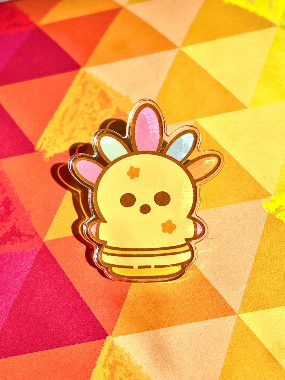 Squeakoid Gyroid ACNH Acrylic Pin - Etsy