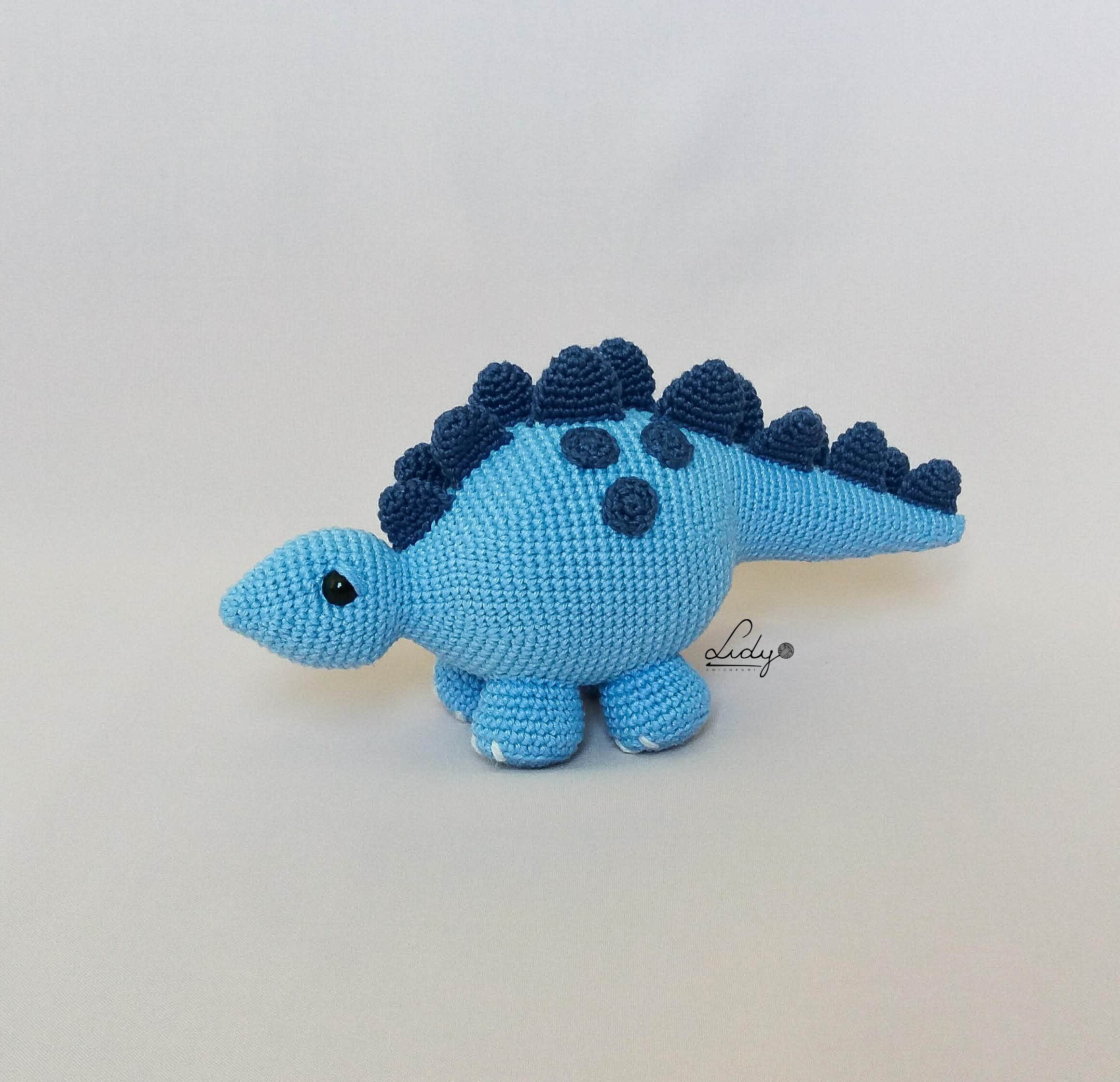 Dinosaur the Stegosaurus, Ravi Crochet Patten - Etsy