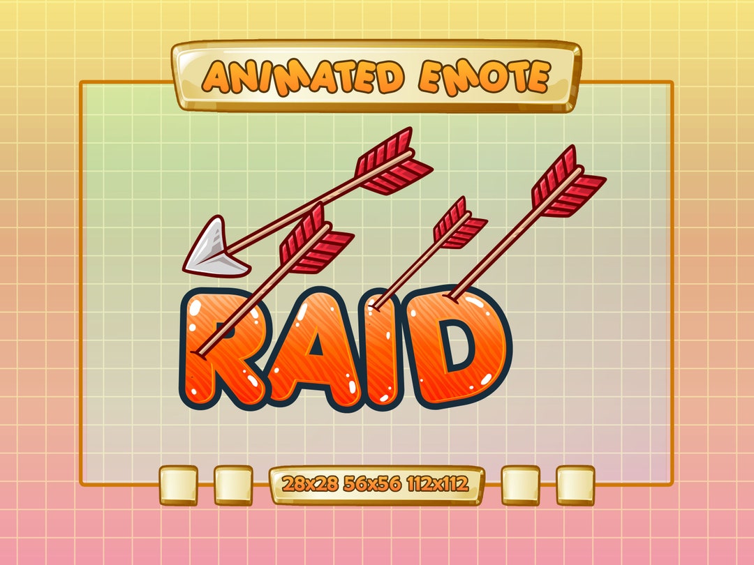 Raid Arrow Animated Emote, Raid Animated Twitch Discord Youtube Emote ...