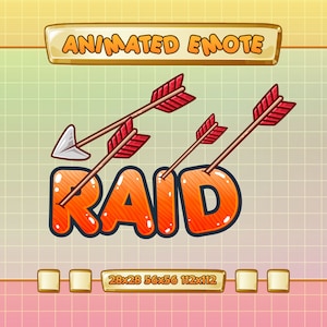 Raid Arrow Animated Emote, Raid Animated Twitch Discord Youtube Emote ...