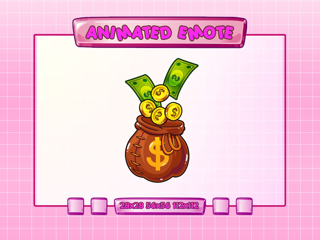 Money Collect, Money Counting Animated Emote, Money Pouch, Money ...