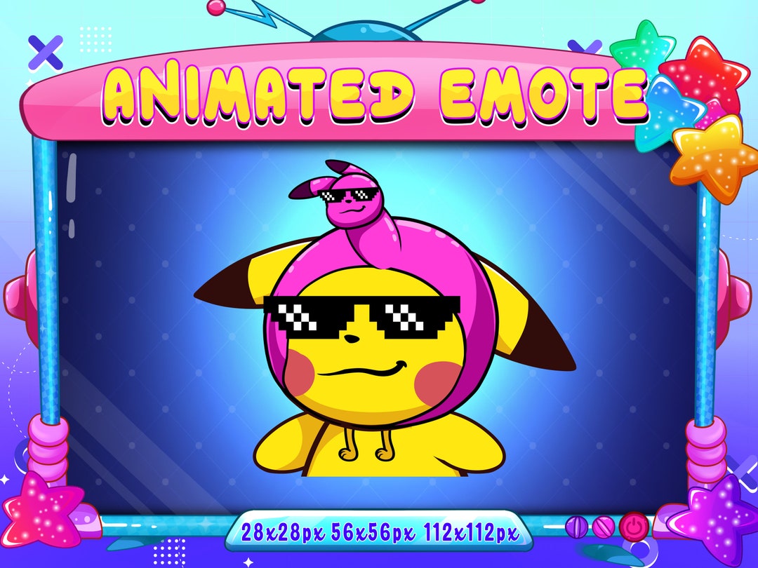 Pikachu Lak Head Shake Animated Emote, Animated Pikachu Lak Twitch ...