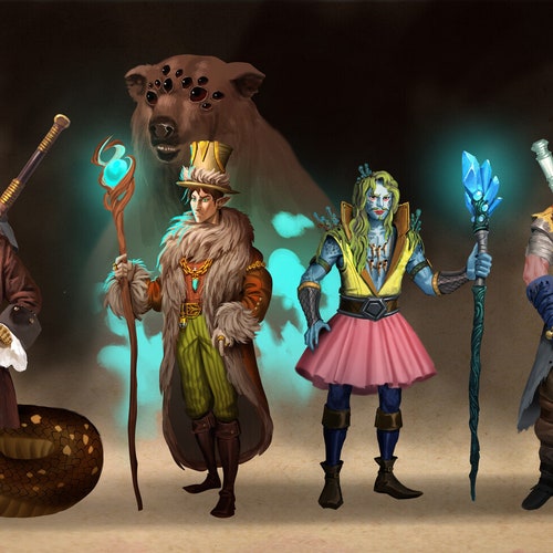 Custom Game Character Portrait RPG Character Design - Etsy