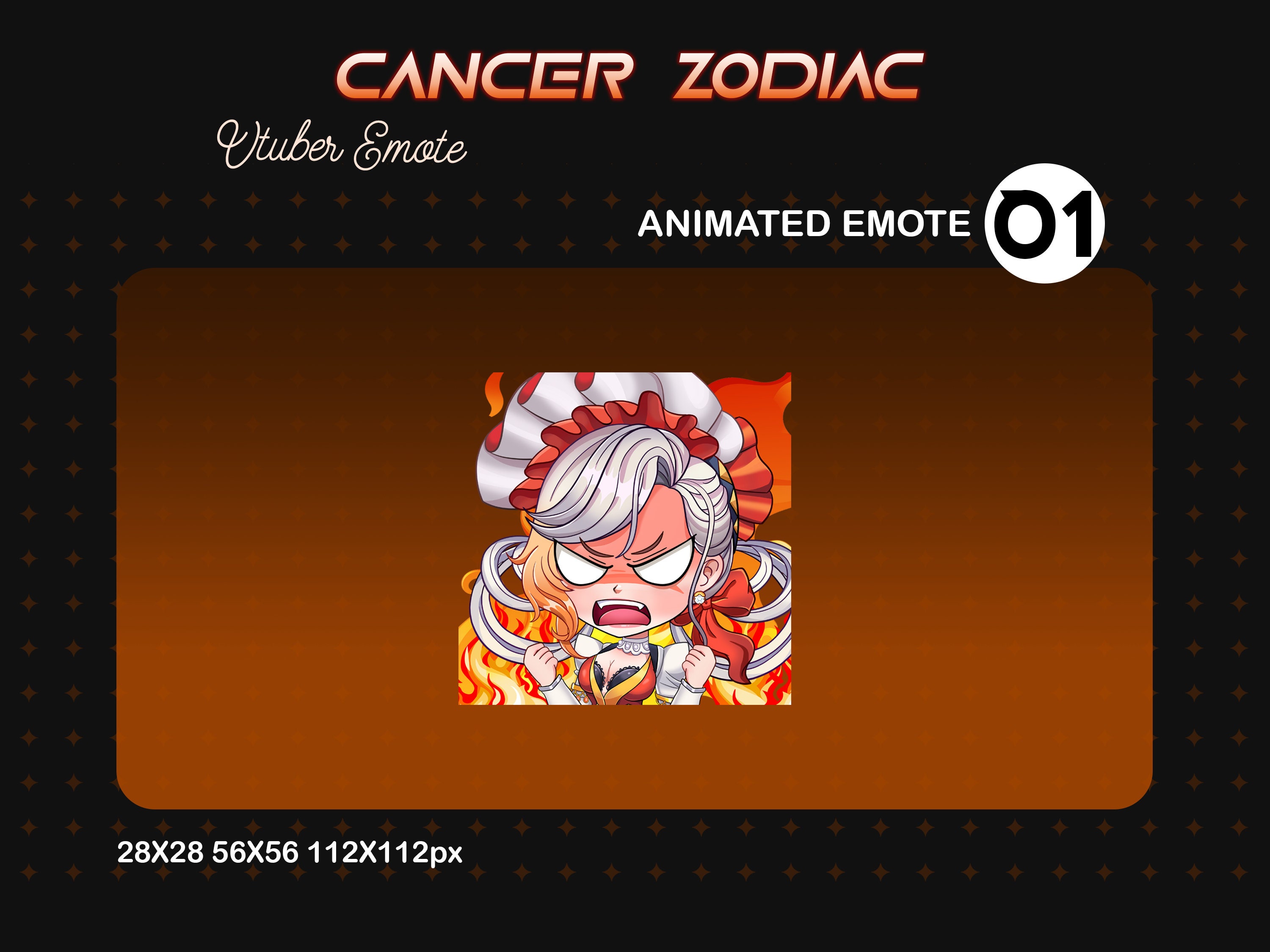 Angry Cancer Live2d Model Animated Emote, Animated Cancer Angry Emote ...