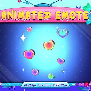 Heart Floating Animated Emote, Loading Heart Floating Animated Twitch ...