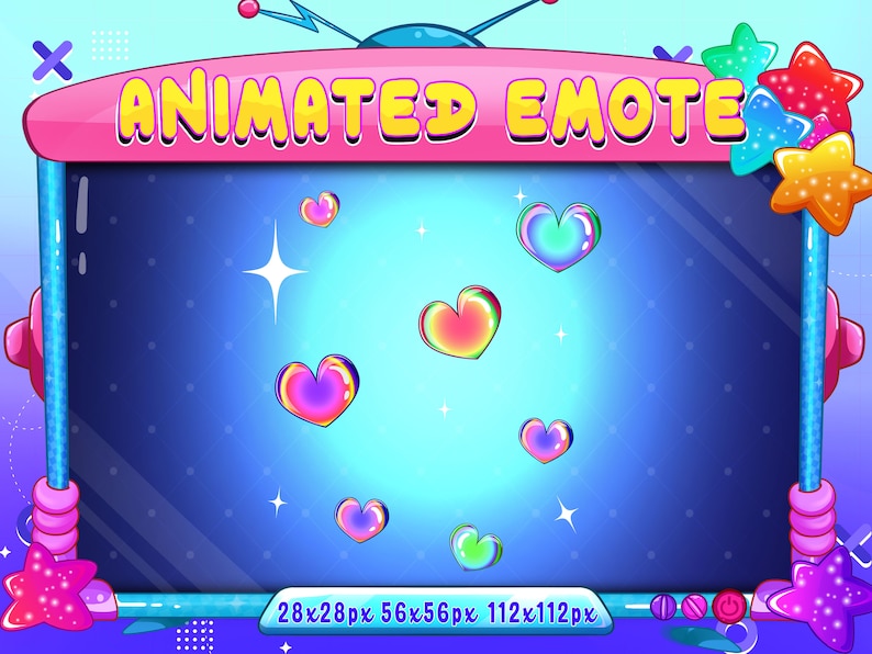 Heart Floating Animated Emote, Loading Heart Floating Animated Twitch ...