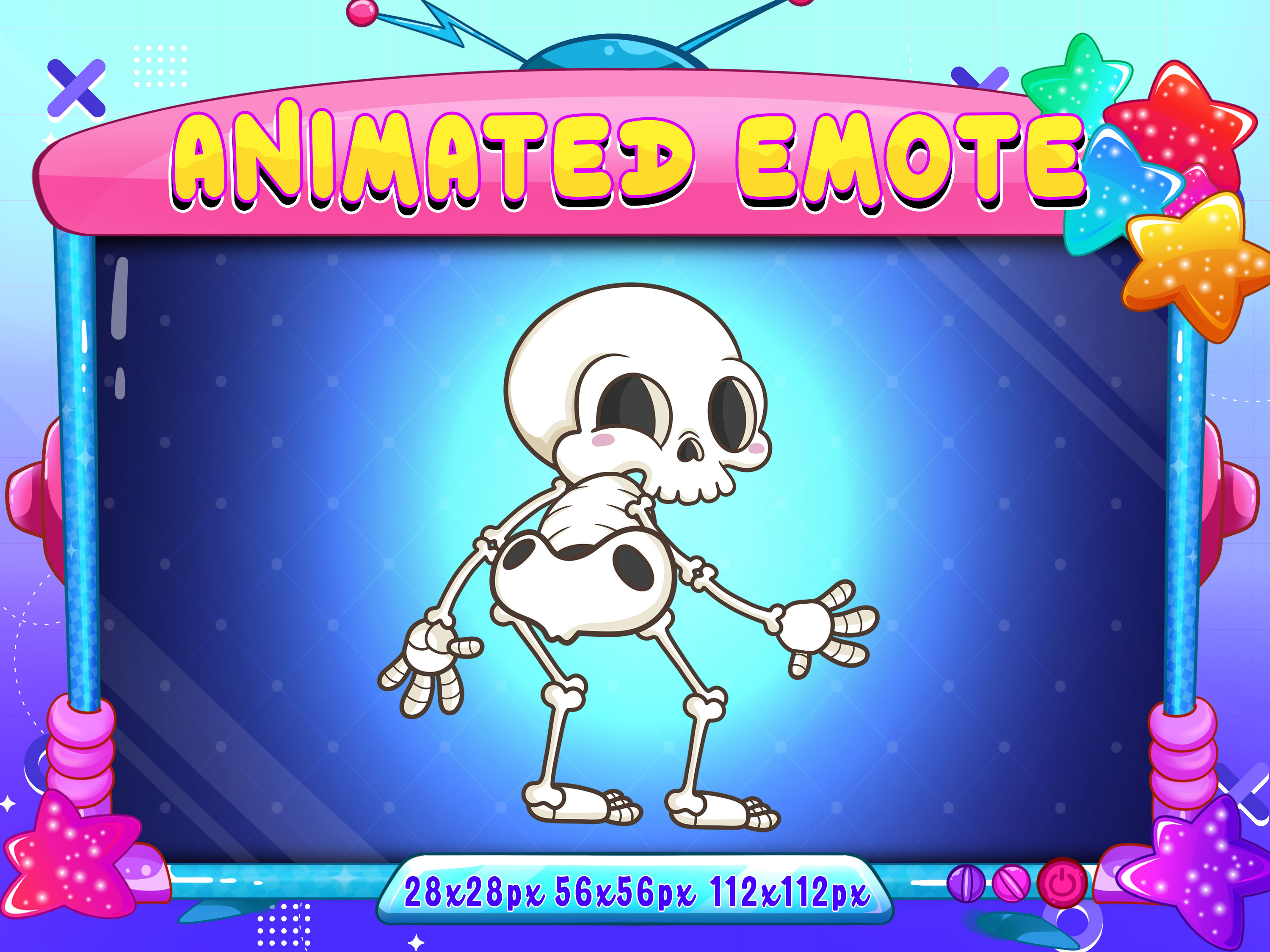Halloween Skeleton Twerking Butt Animated Emote Skeleton Twerking Ass Twitch Discord Youtube