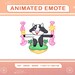 Cow Dance Party Time Animated Emote, Animated Cow Dance Emote Twitch ...