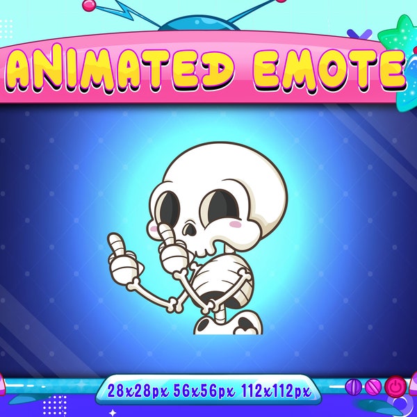 Twitch Skeleton Emotes - Etsy