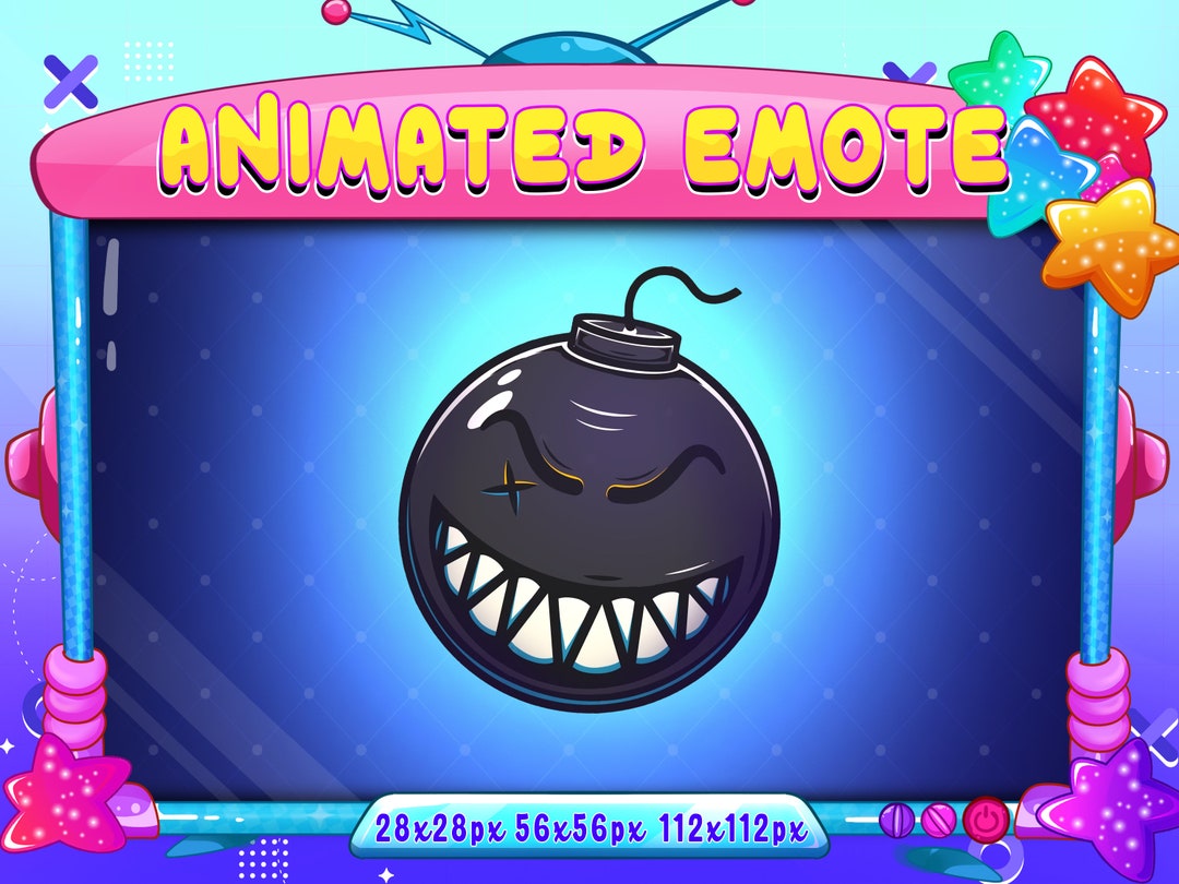 Smile Bomb Animated Emote, Animated Smile Bomb Twitch Discord Youtube ...