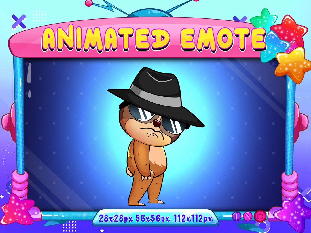 Sloth Moonwalk Animated Emote, Sloth Moonwalk Animated Twitch Discord ...
