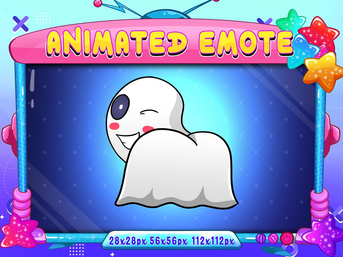 Boo Ghost Twerking Butt Animated Emote, Ghosttwerking Animated Twitch ...