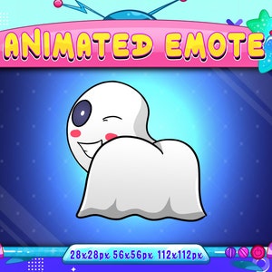 Boo Ghost Twerking Butt Animated Emote, Ghosttwerking Animated Twitch ...