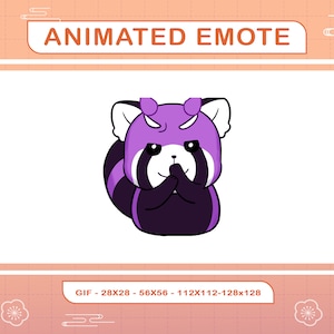 Red Panda Evil Smile Animated Emote: Twitch, Discord, Youtube (GIF) - Etsy
