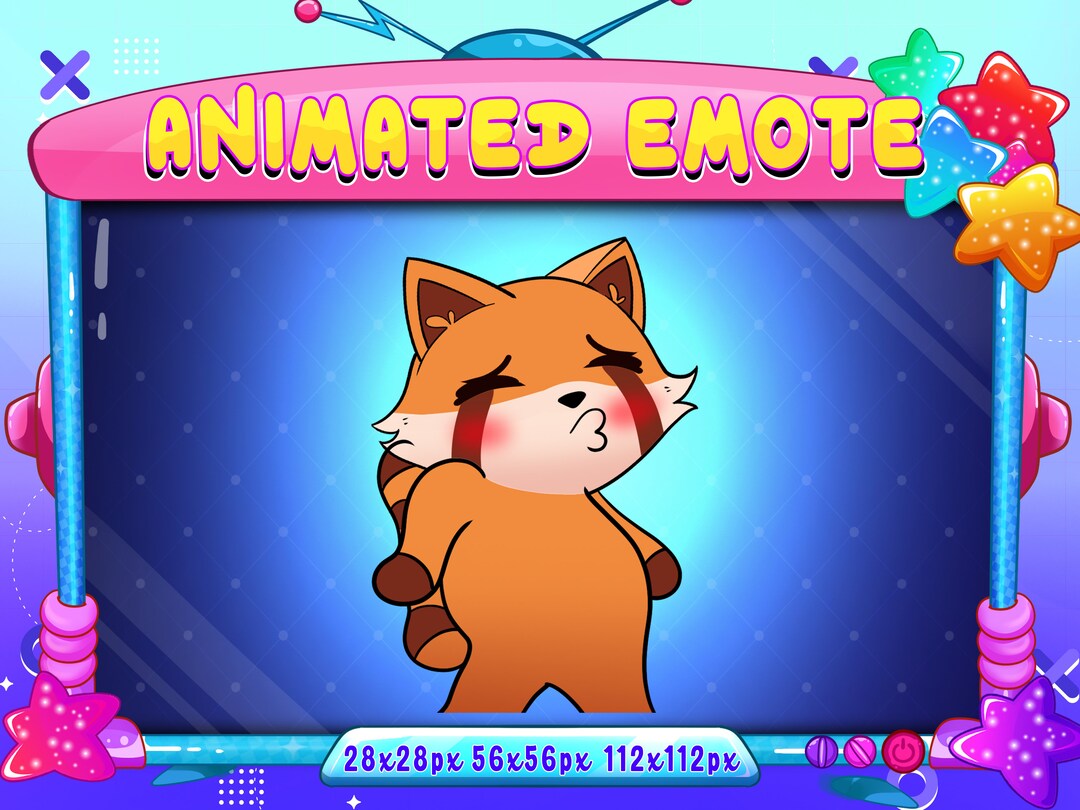 Funny Dancing Red Panda Animated Emote: Twitch, Discord, Youtube (GIF ...