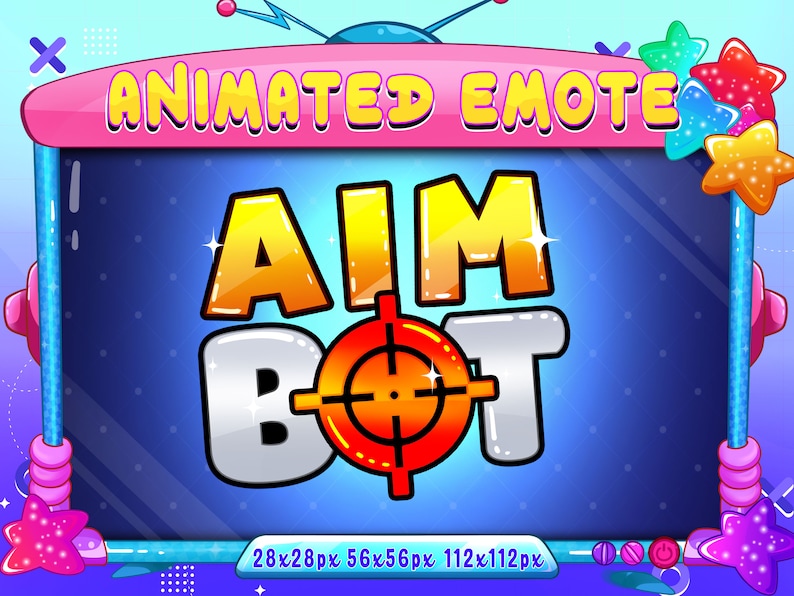 Aim Bot Shooting Animated Emote, Aim Bot Animated Twitch Discord ...