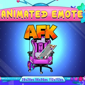 AFK Gaming Animated Emote, AFK Gaming Chair Animated Twitch Discord ...