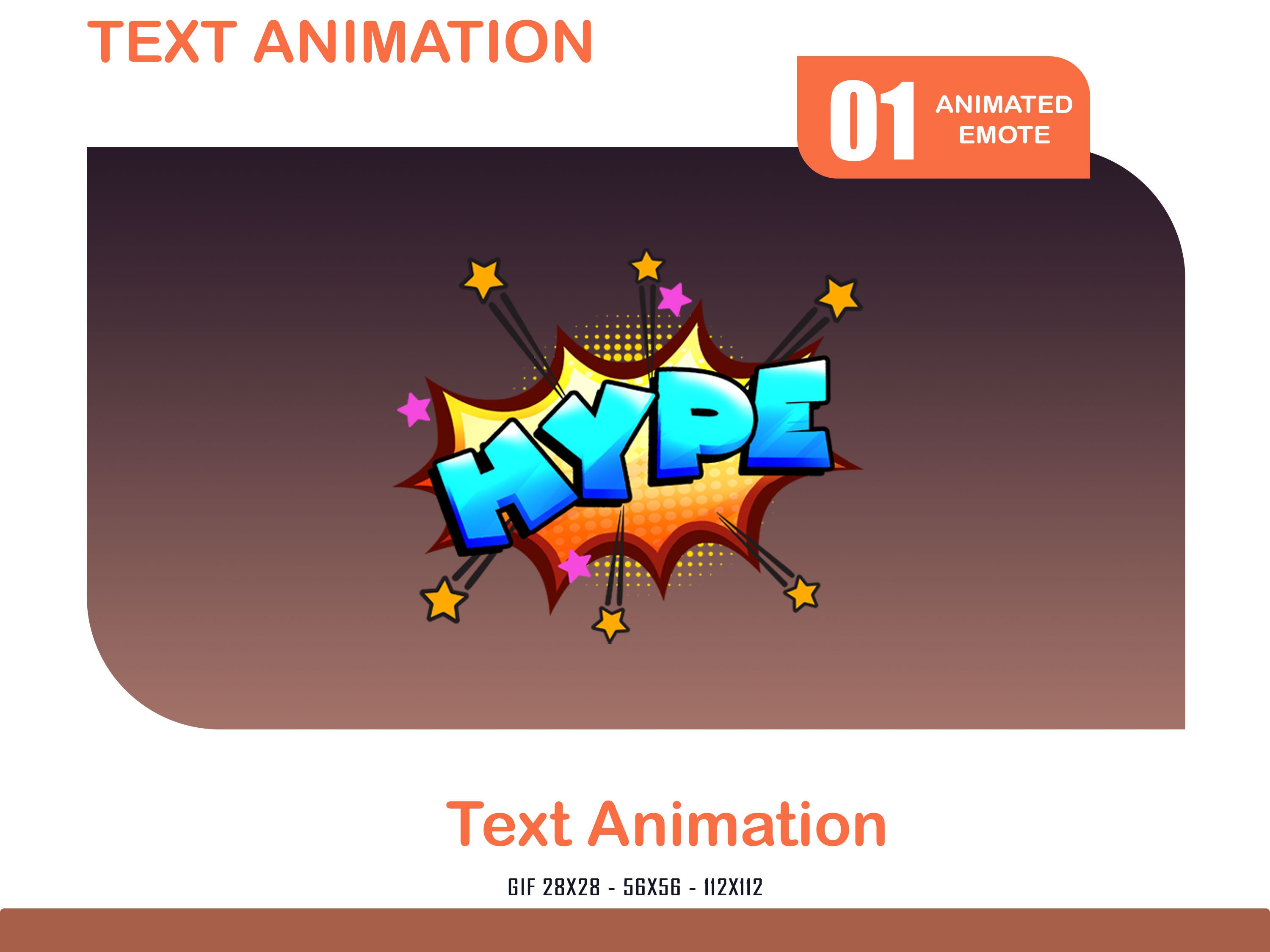 Hype Animated Emote, Twitch Text Animated Emote, Hype Animation Text ...