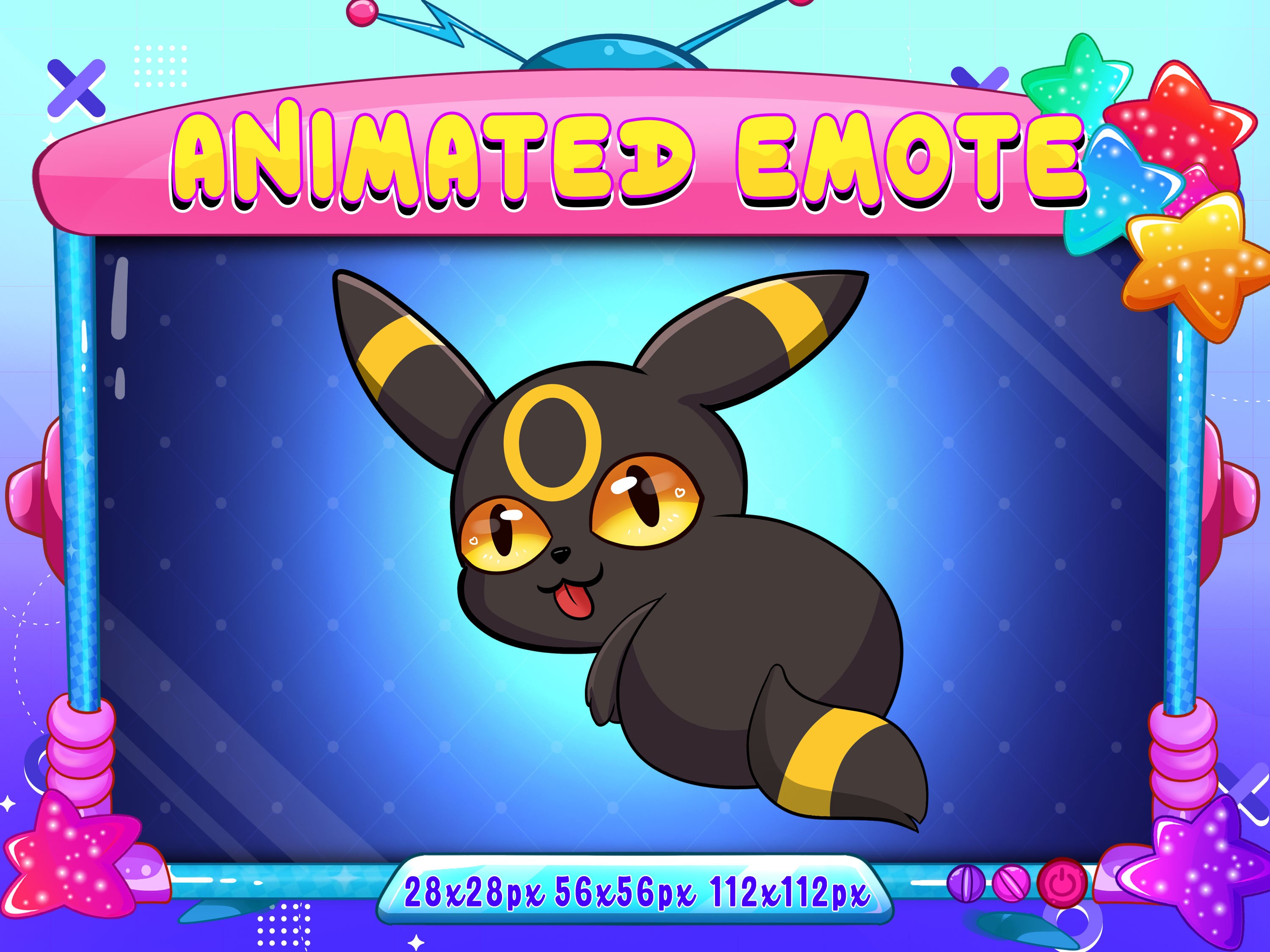 Shiny Umbreon Twerking Butt Animated Emote Pokemon Twerking Etsy The Best Porn Website