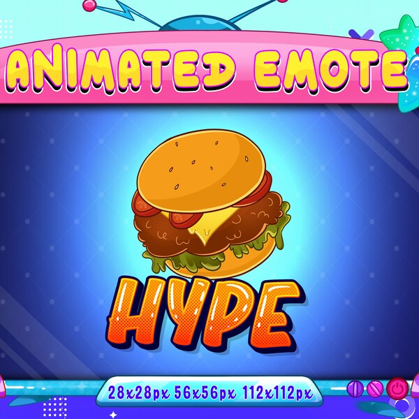 Burger Twitch Emotes - Etsy