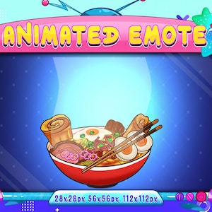 Ramen Eating Animated Emote, Ramen Pressing Animated Twitch Discord ...