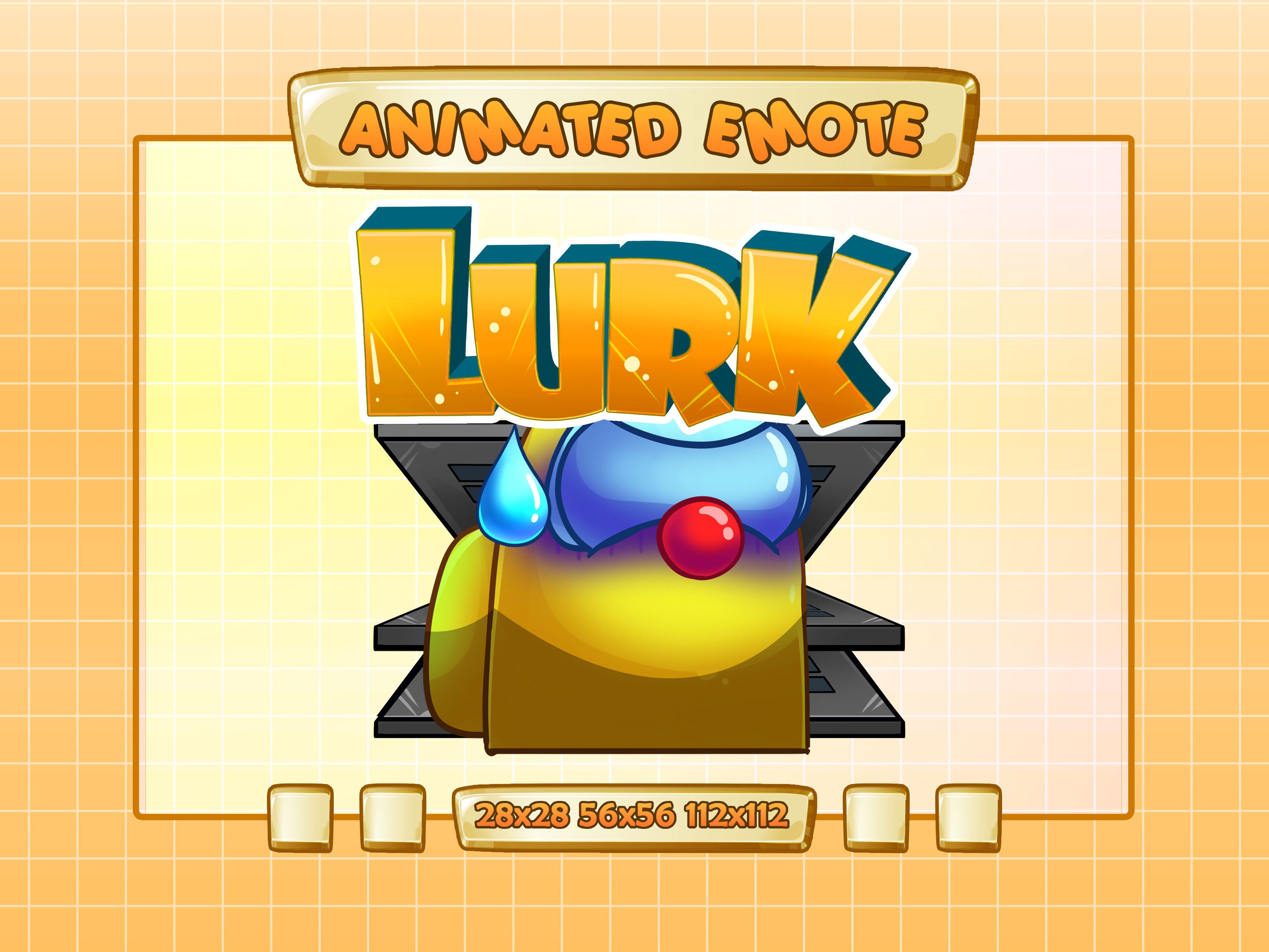 Among Us Animated Emote, Lurk Animated Twitch Discord Youtube Emote ...