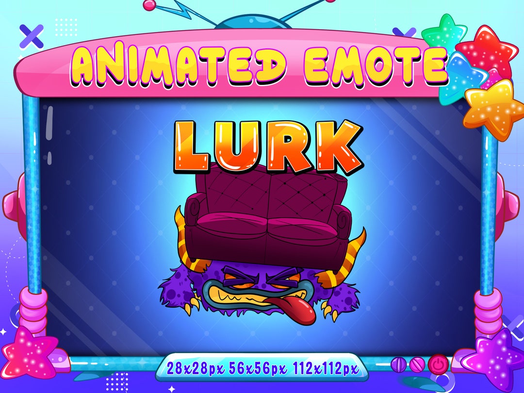 Lurk Monster Animated Emote, Animated Lurk Monster Twitch Discord ...