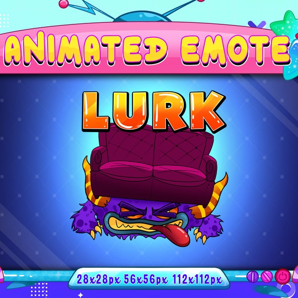 Lurk Animated Emote - Etsy Canada