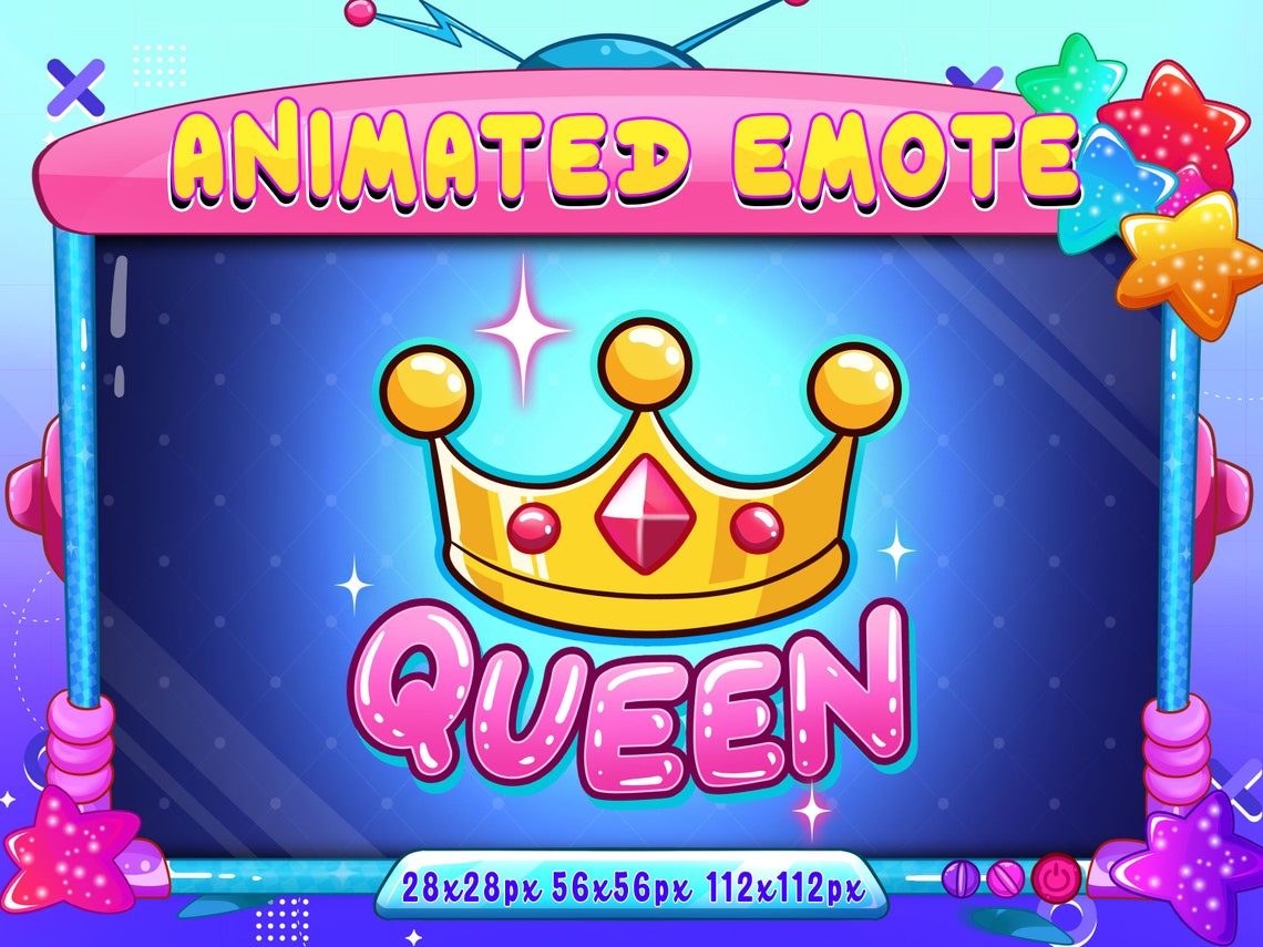 Queen Crown Animated Emote, Queen Crown Animated Twitch Discord Youtube ...
