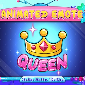 Queen Crown Animated Emote, Queen Crown Animated Twitch Discord Youtube ...