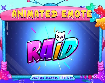 Animated Raccoon Raid Emote: Twitch, Discord, Youtube (GIF Digital ...